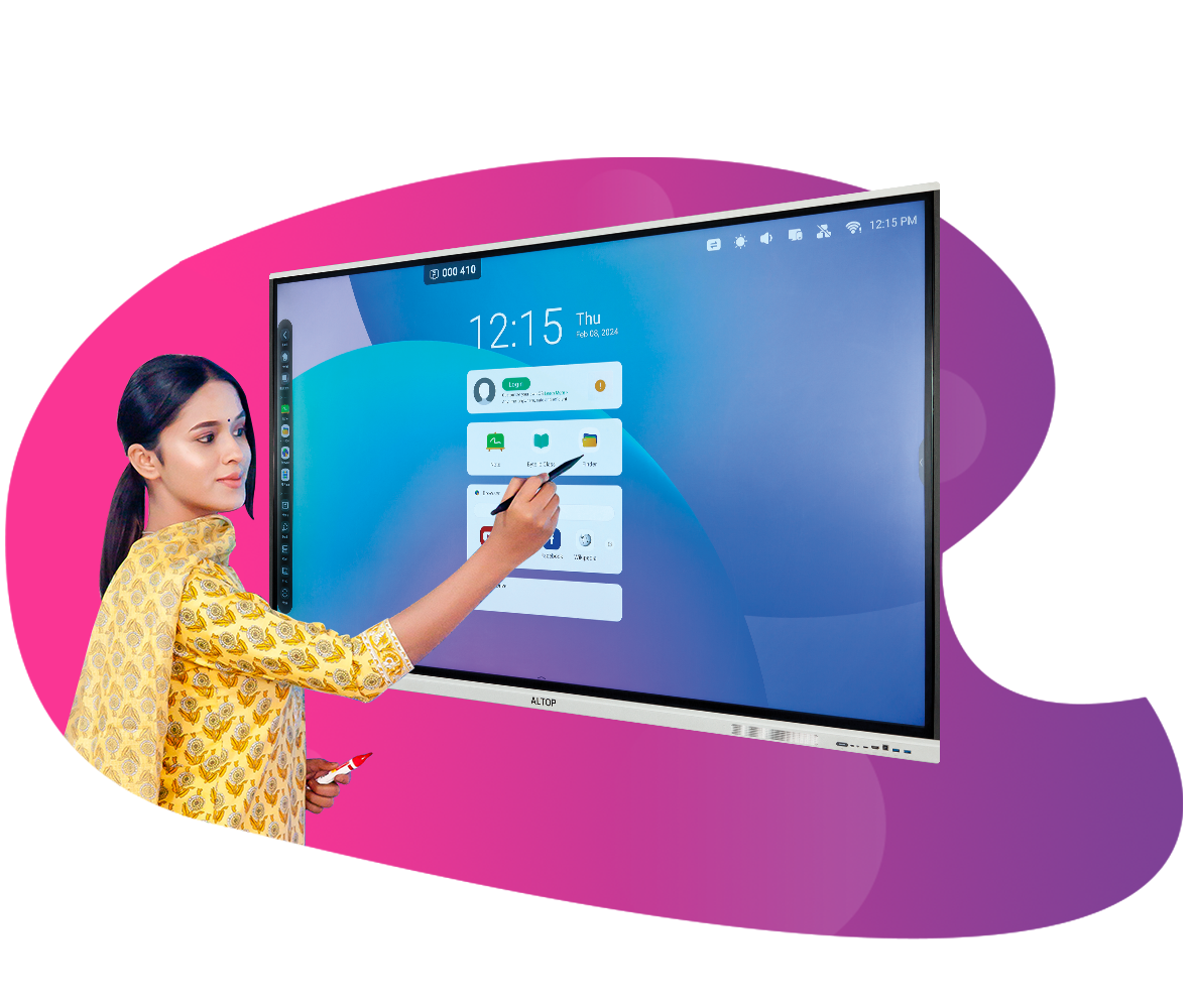 Altop Interactive Flat Panel Display | Smart Display for Classrooms ...